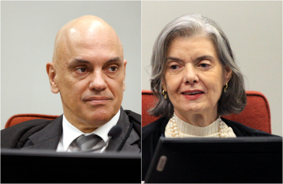 Segundo pesquisa Atlas, Alexandre de Moraes e Cármen Lúcia são os ...